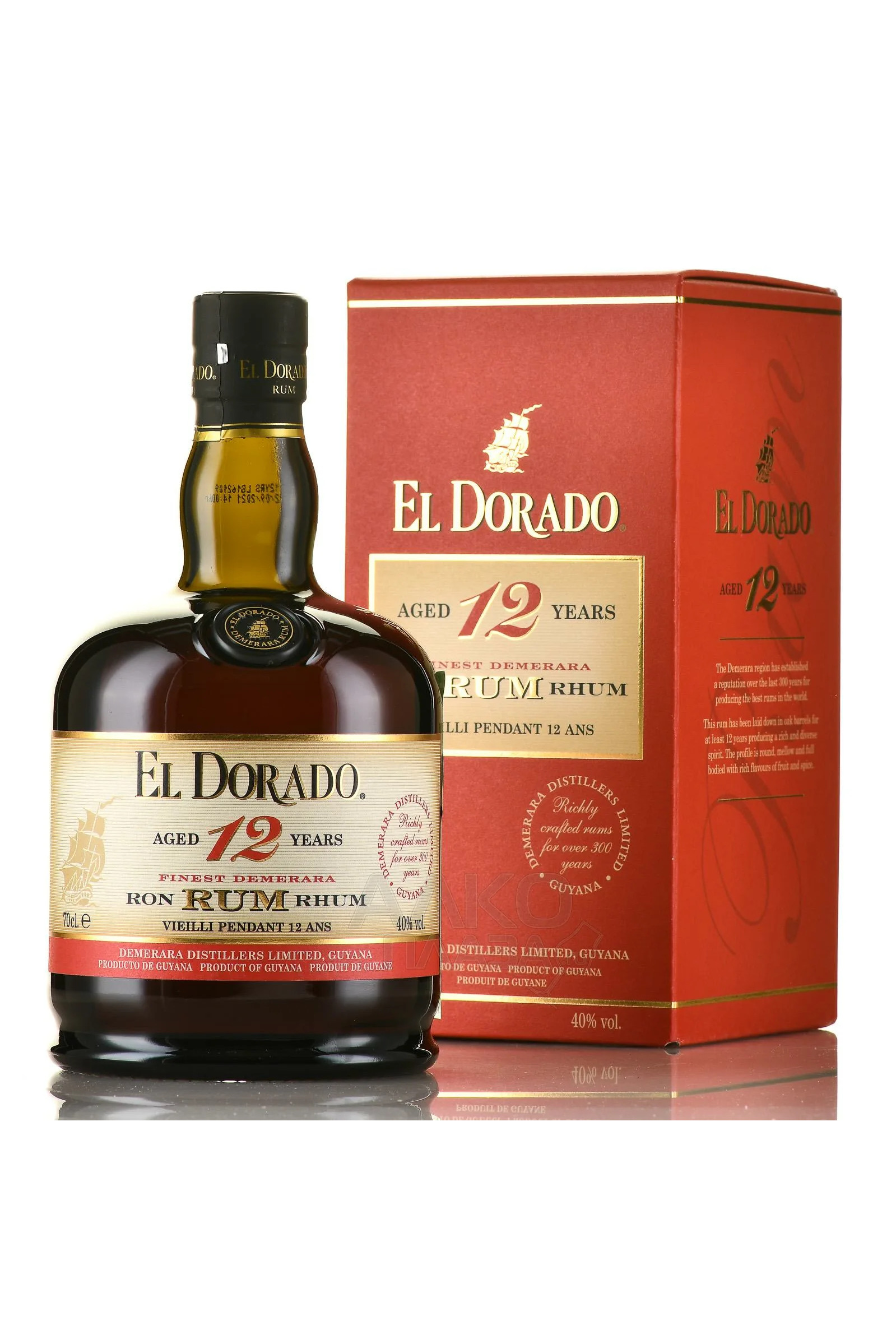 Ром - Эл Дорадо 12 летней выдержки (El Dorado 12 years old) - Алкостайл